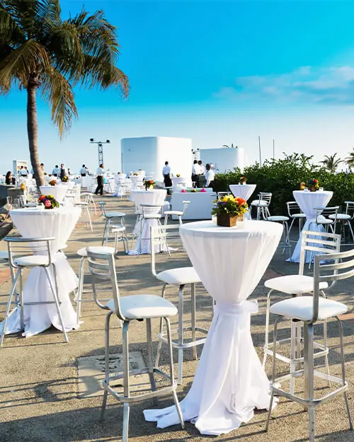 Tables for Weddings & Events in Cancun